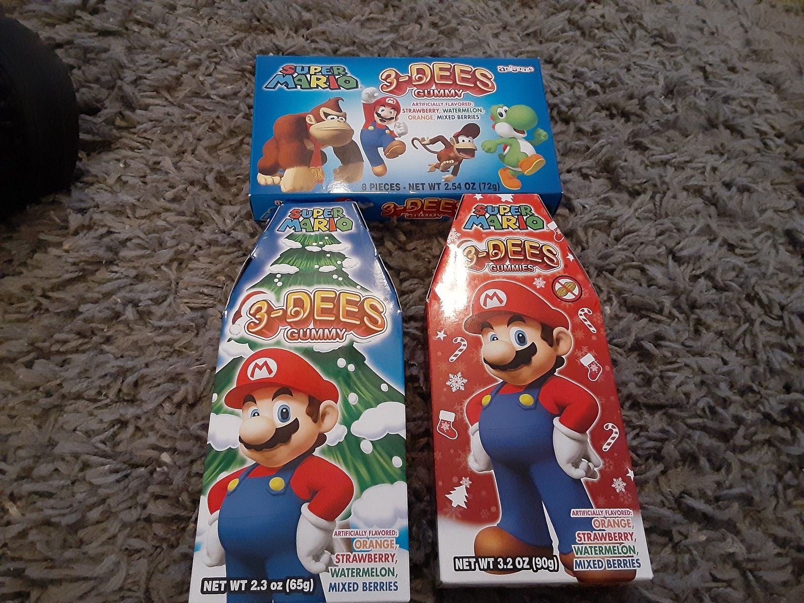 Factory Sealed Vintage Nintendo Super Mario 3-Dees Gummies for Sale in ...
