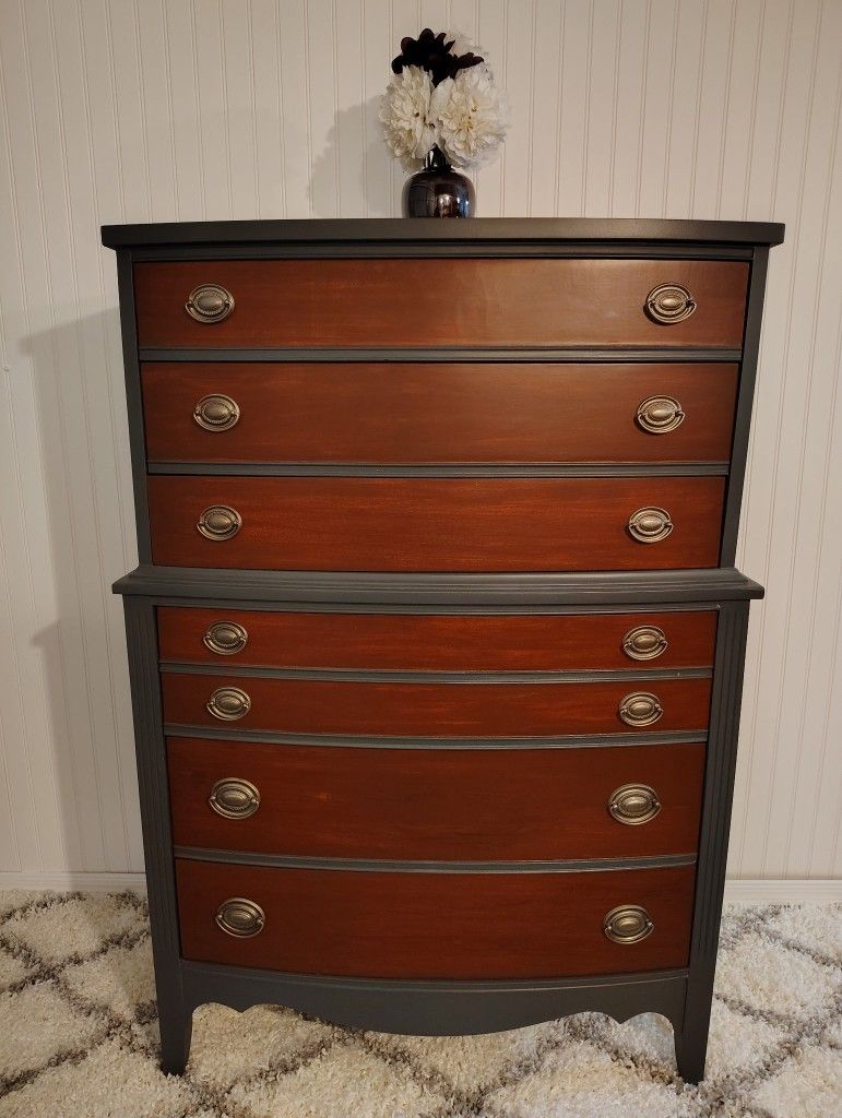 DIXIE Vintage Federal Highboy 6 Drawer Dresser for Sale in Phoenix, AZ ...