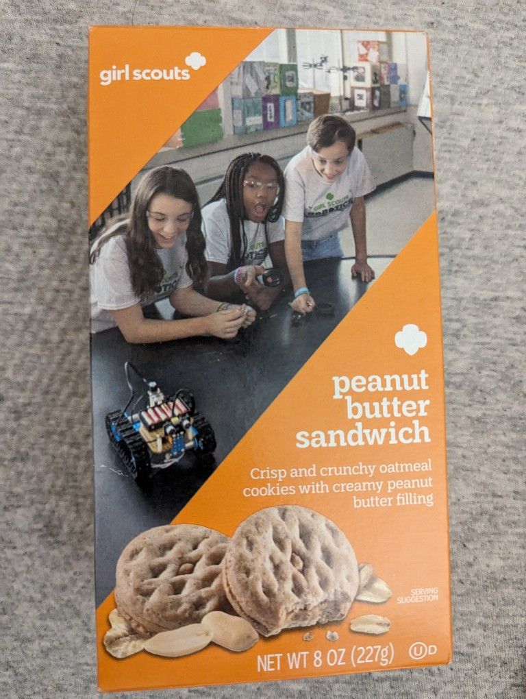 Peanut Butter Sandwich Girl Scout Cookies