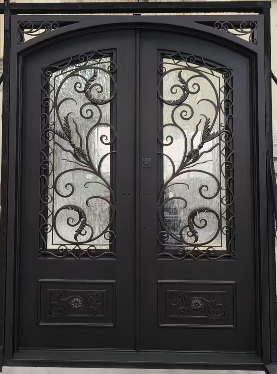 Wrought Iron Door With Openable Window for Sale in Hesperia, CA - OfferUp