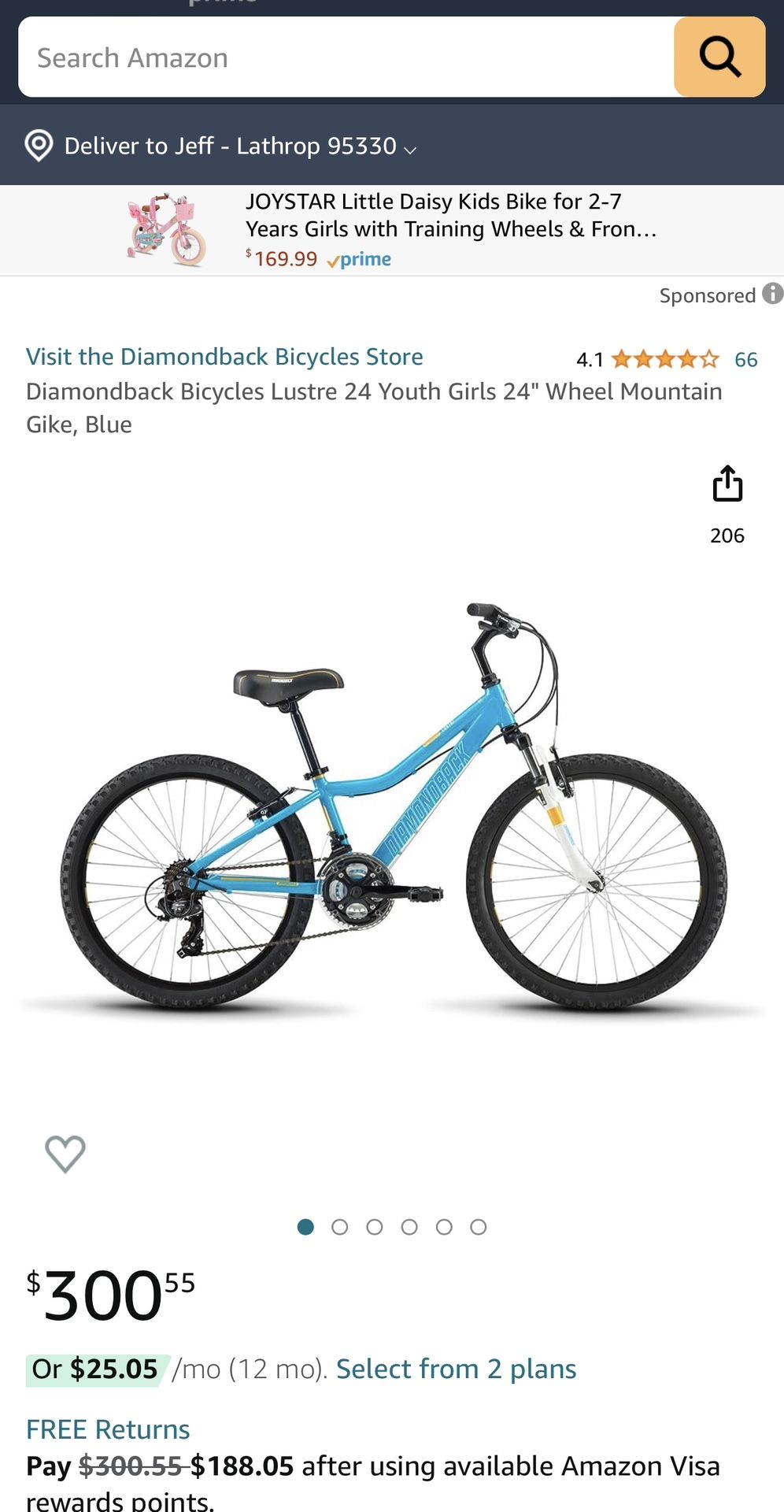 Diamondback Mountain Bike 24 for Sale in Lathrop, CA - OfferUp