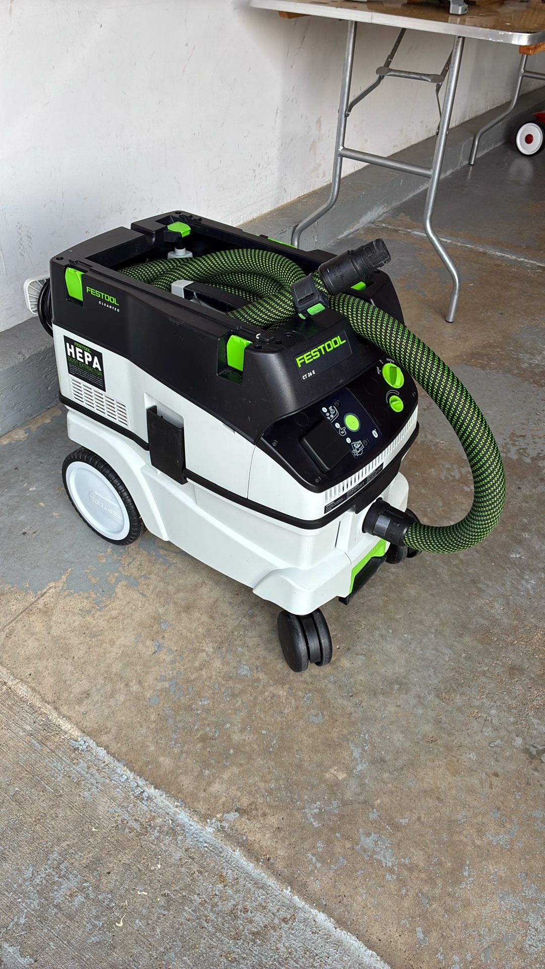 Festool 577083 CT 26 E HEPA Dust Extractor + Bluetooth Remote Set for ...
