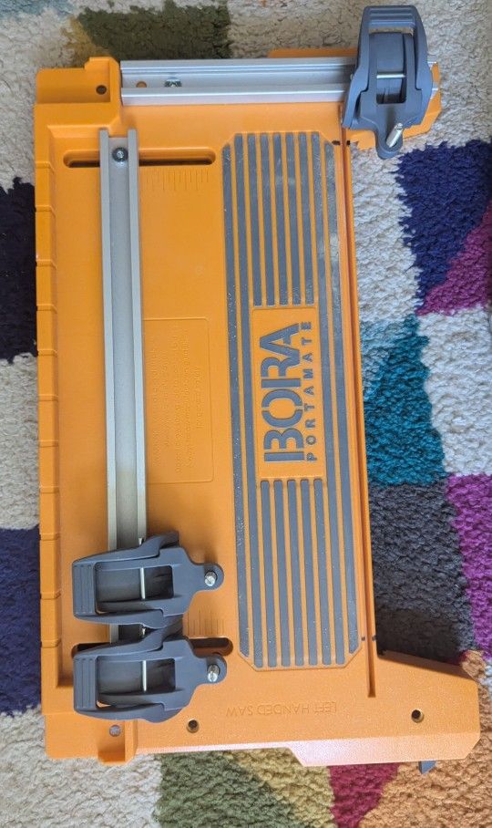Bora Portamate Woodworking Guide Rail System – Full Set w/ Clamps & Saw ...
