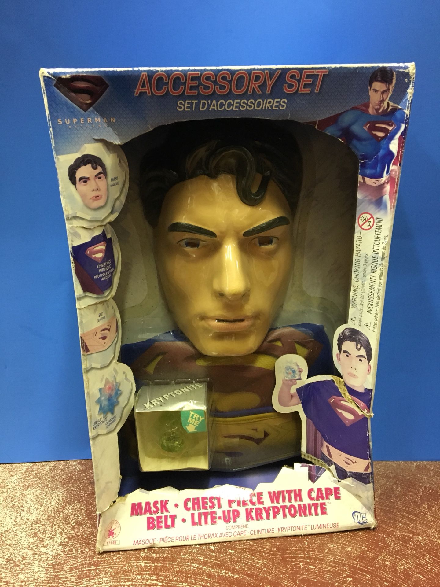 Vintage Superman Mask and Costume - New Never Used for Sale in Fort ...
