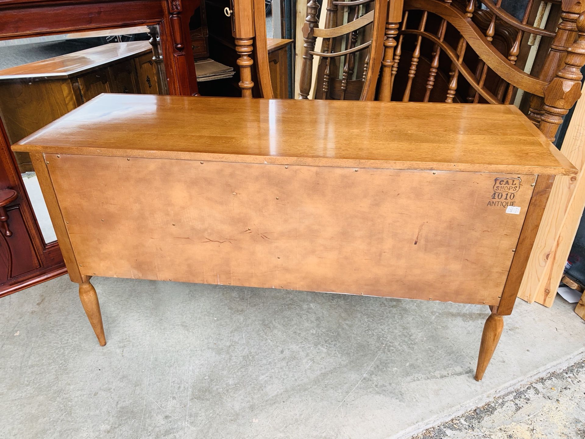 Beautiful Antique California Shops Solid Maple Sideboard Buffet Cabinet ...
