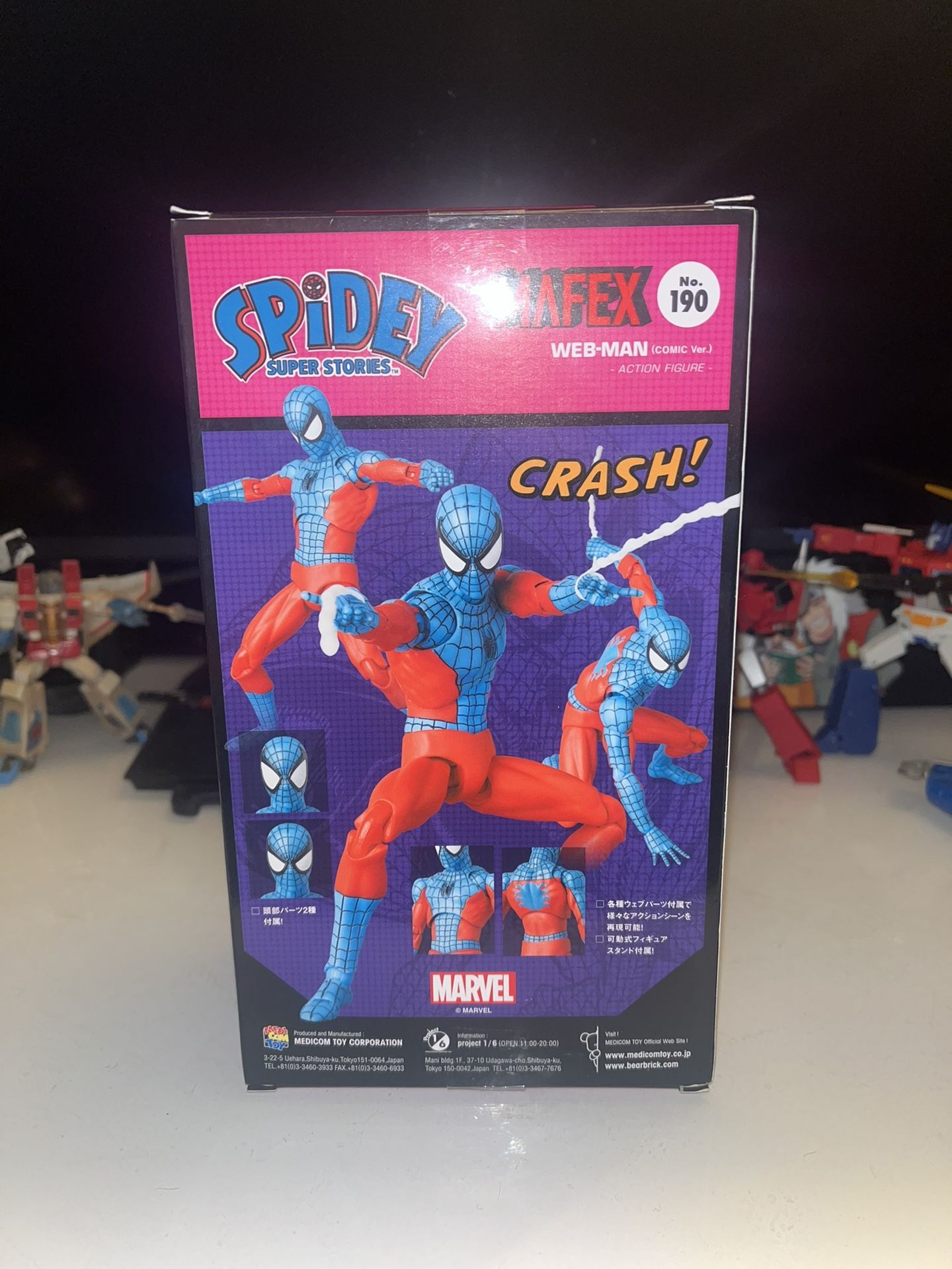 Medicom Mafex 190 Webman Spider Man for Sale in West Covina, CA - OfferUp