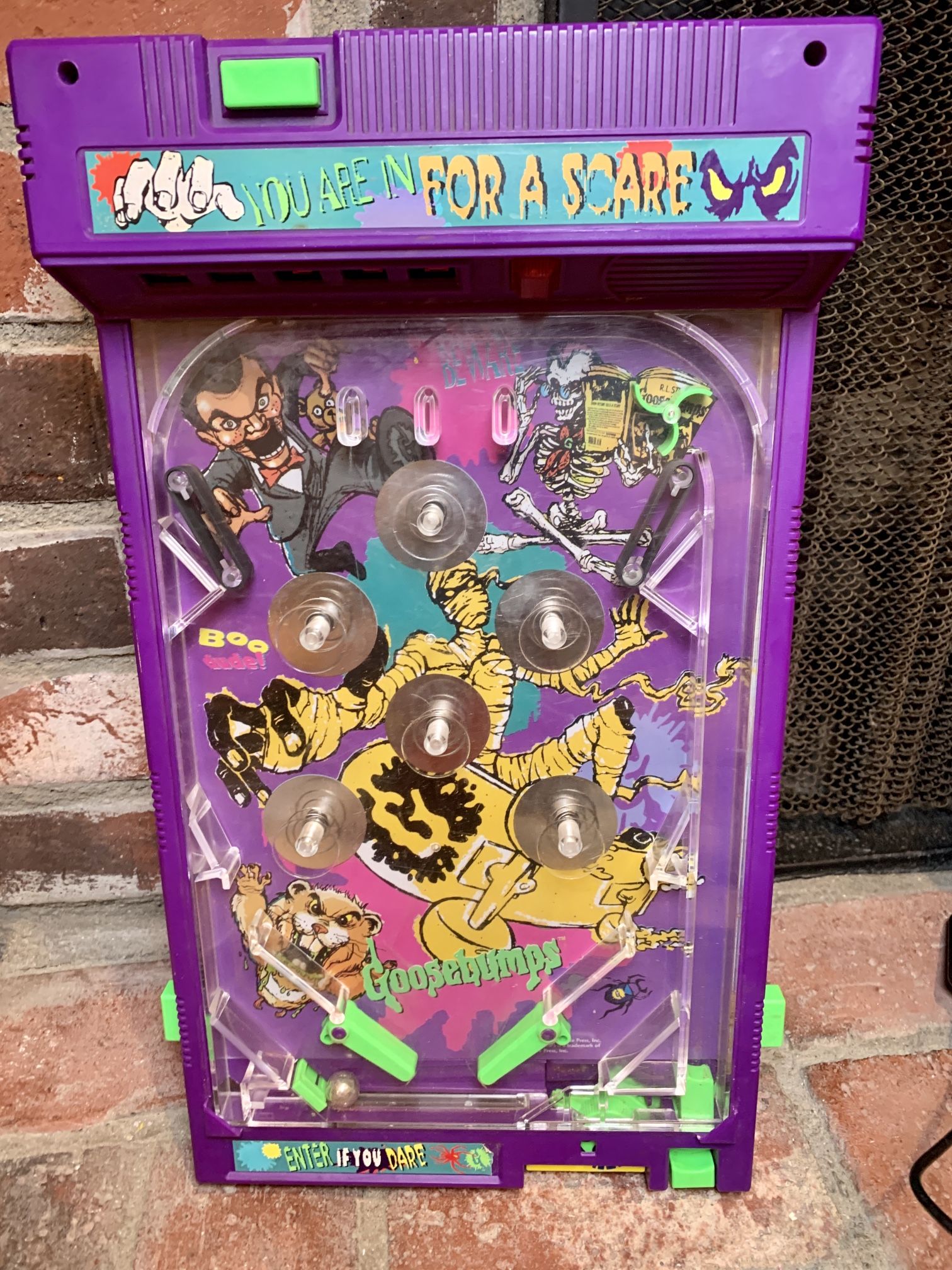 Vintage 1996 Goosebumps Electronic Pinball Vintage Tabletop Game ...