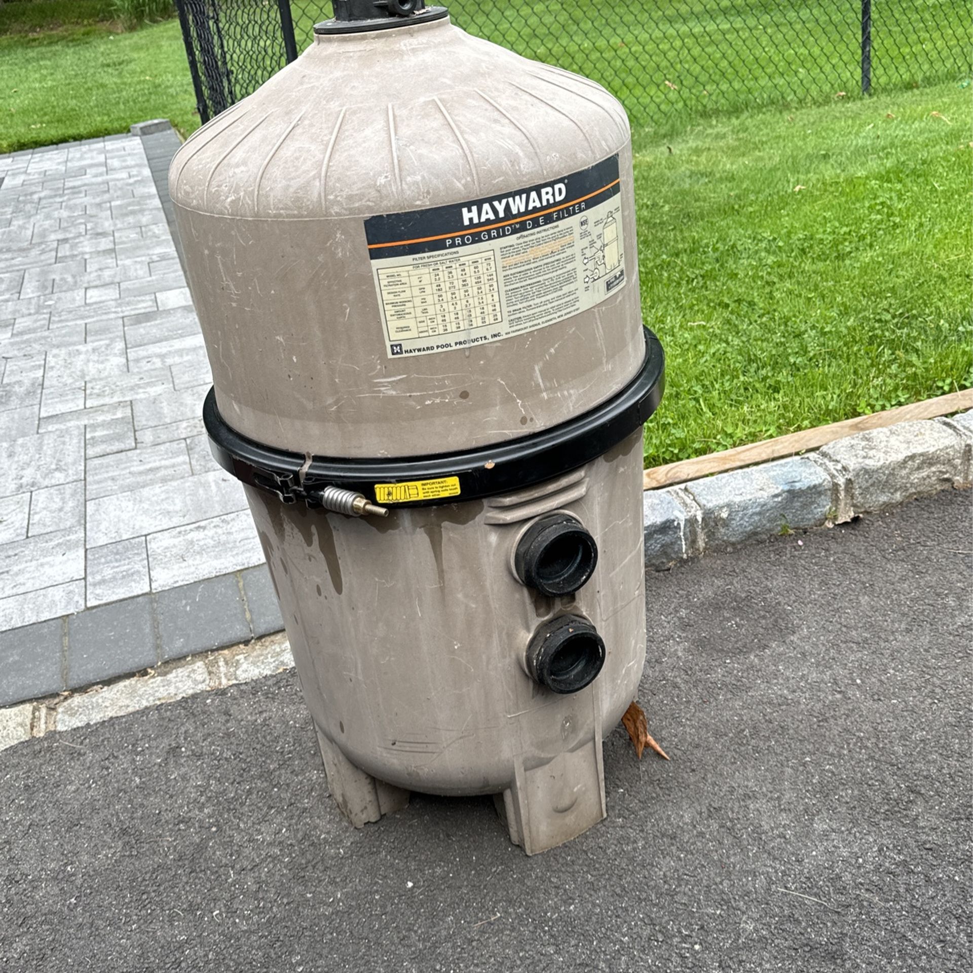 Hayward Pro Grid DE Filter 4820 for Sale in Saint James, NY - OfferUp