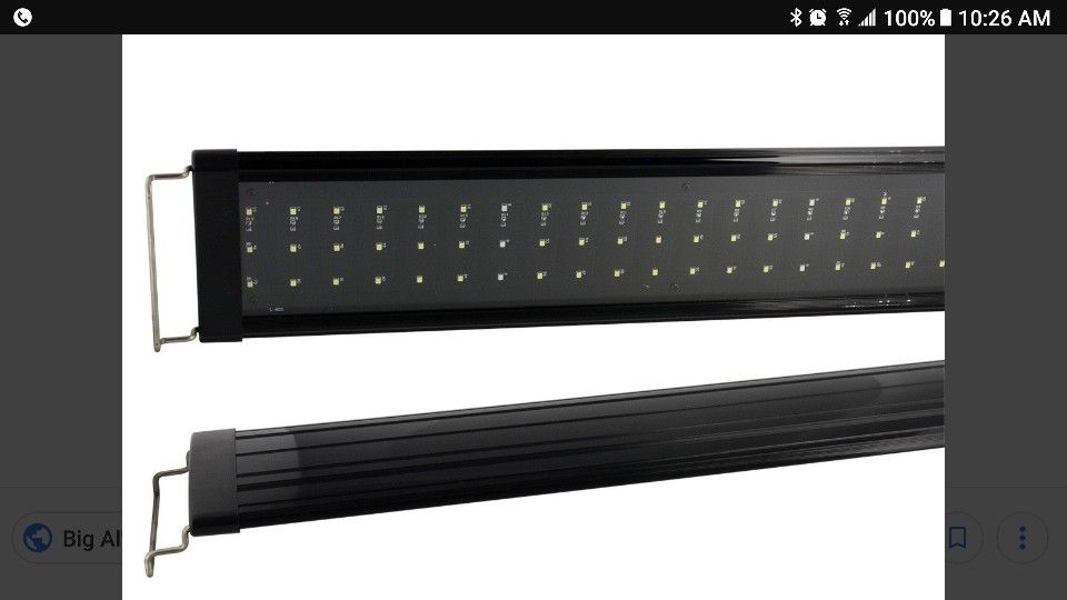 New Aquarium Masters 48 inch. LED strip light for Sale in Plainfield ...