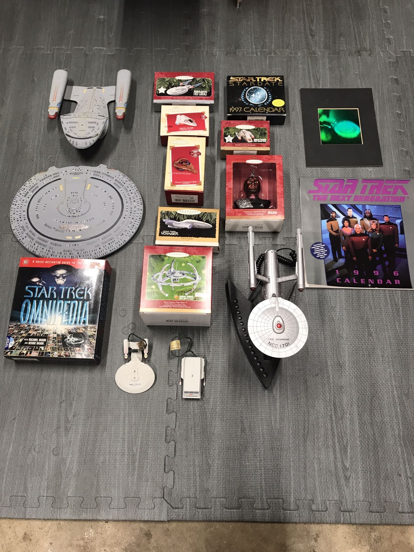 Star Trek Collectibles! Ornaments, Phone, Model, Etc.! for Sale in ...
