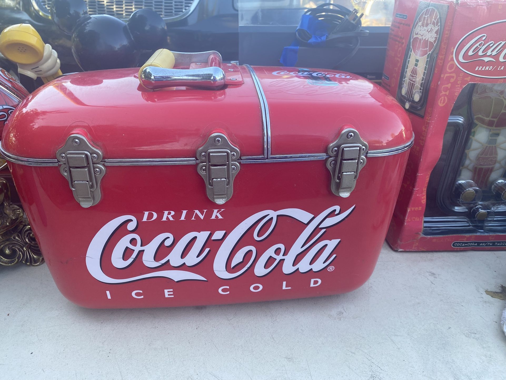 Coca Cola Cooler /cd Player for Sale in Riverside, CA - OfferUp