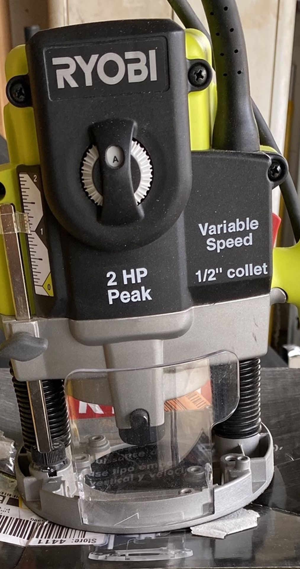 Ryobi Corded 2 Peak HP EVS Plunge Base Router for Sale in Ontario, CA ...