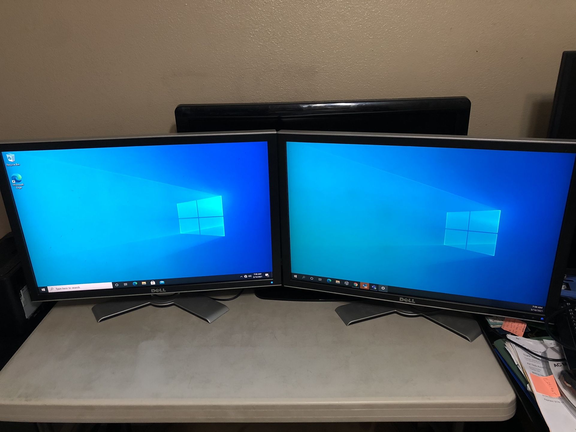 (2) DUAL DELL 30” LCD MONITOR 2560x1600, 3007WFP, 30 for Sale in ...