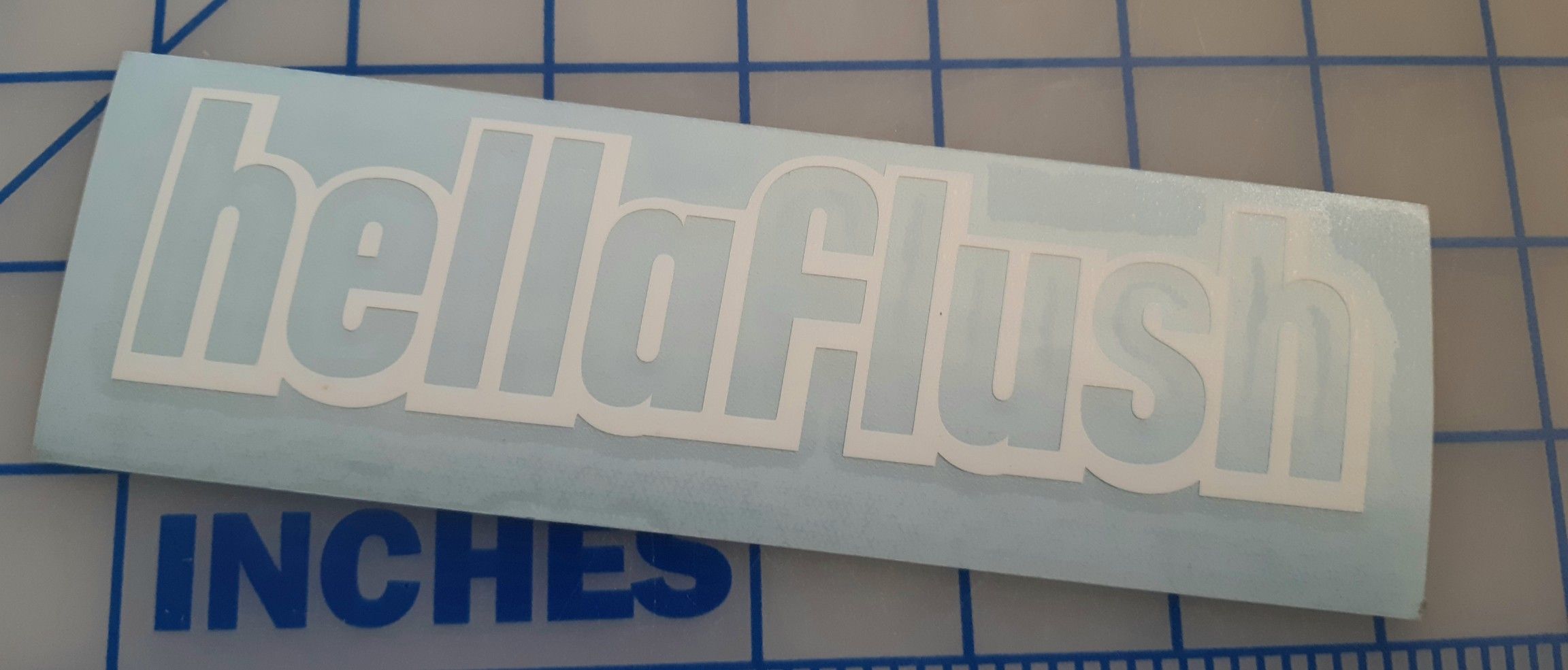 Hellaflush Logo Sticker