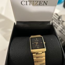 Citizen Watches Gold Square