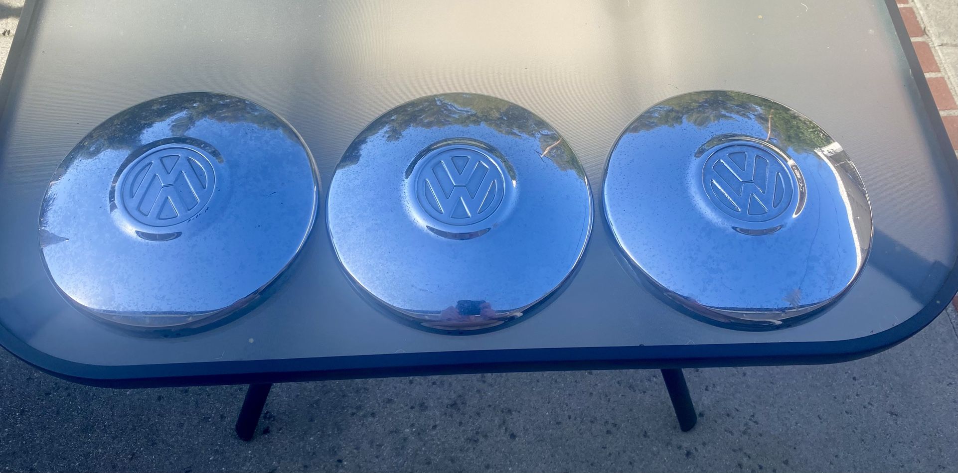 VW Bug Bus 3 Hubcaps for Sale in Whittier, CA - OfferUp