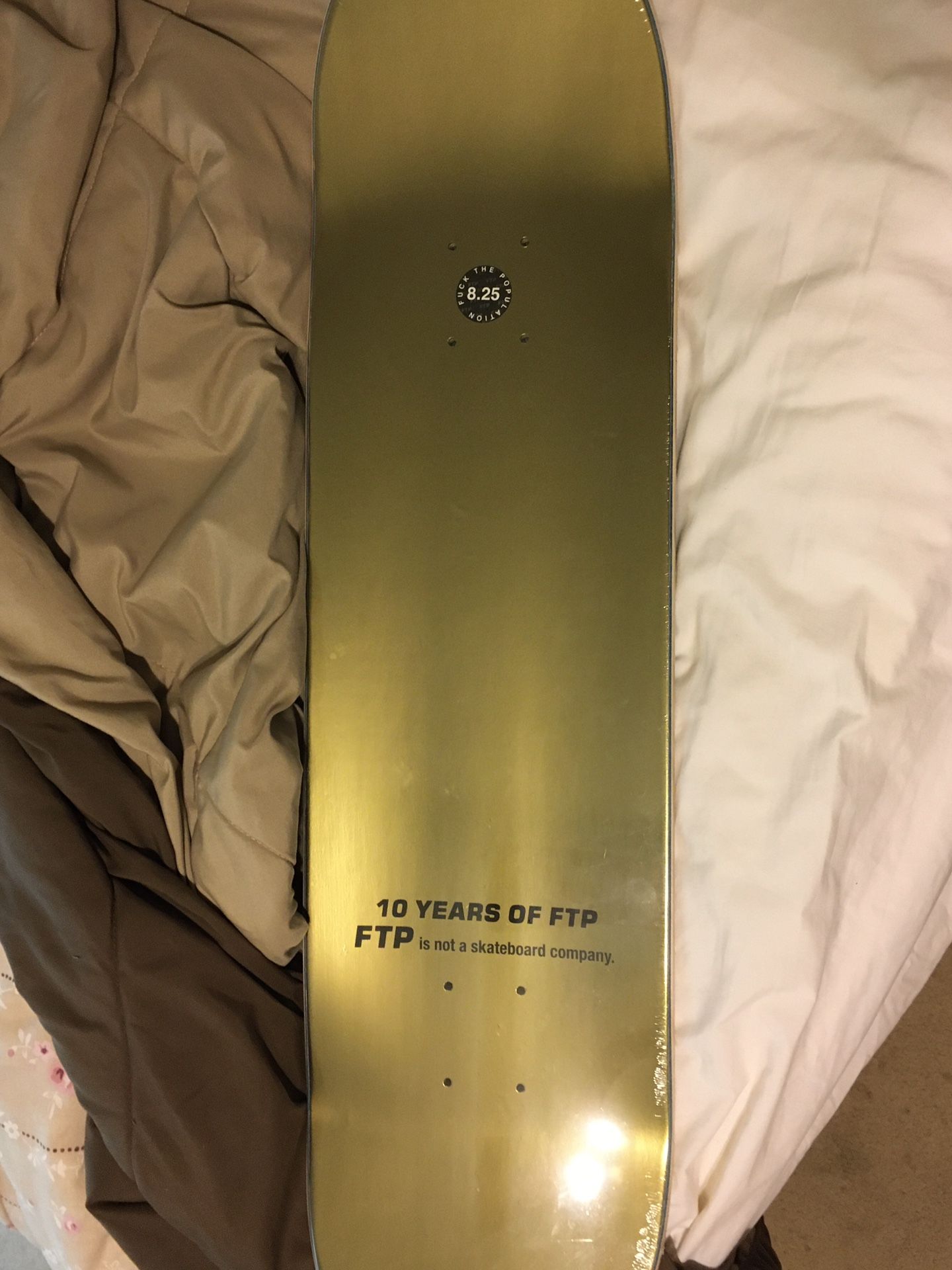 FTP Gold Logo Deck (10th anniversary) for Sale in Hampton, VA - OfferUp
