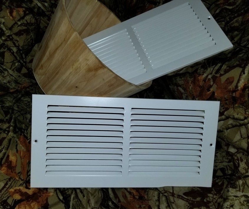 Brand New White Steel Grille Tech - 16"x 8" Return Air Grille 2 Pack ...