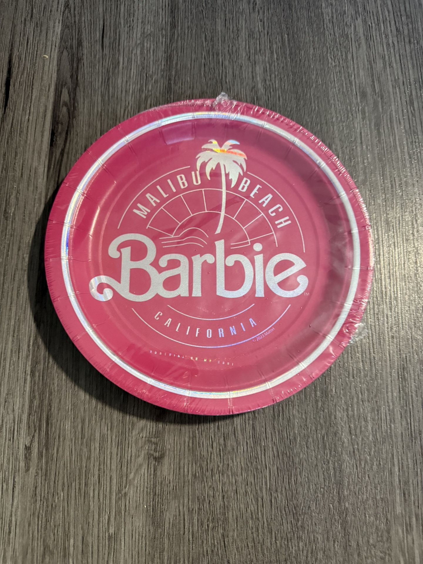 Malibu Barbie Round Plates, 7" (8-Pack) - Vibrant Premium Quality Party ...