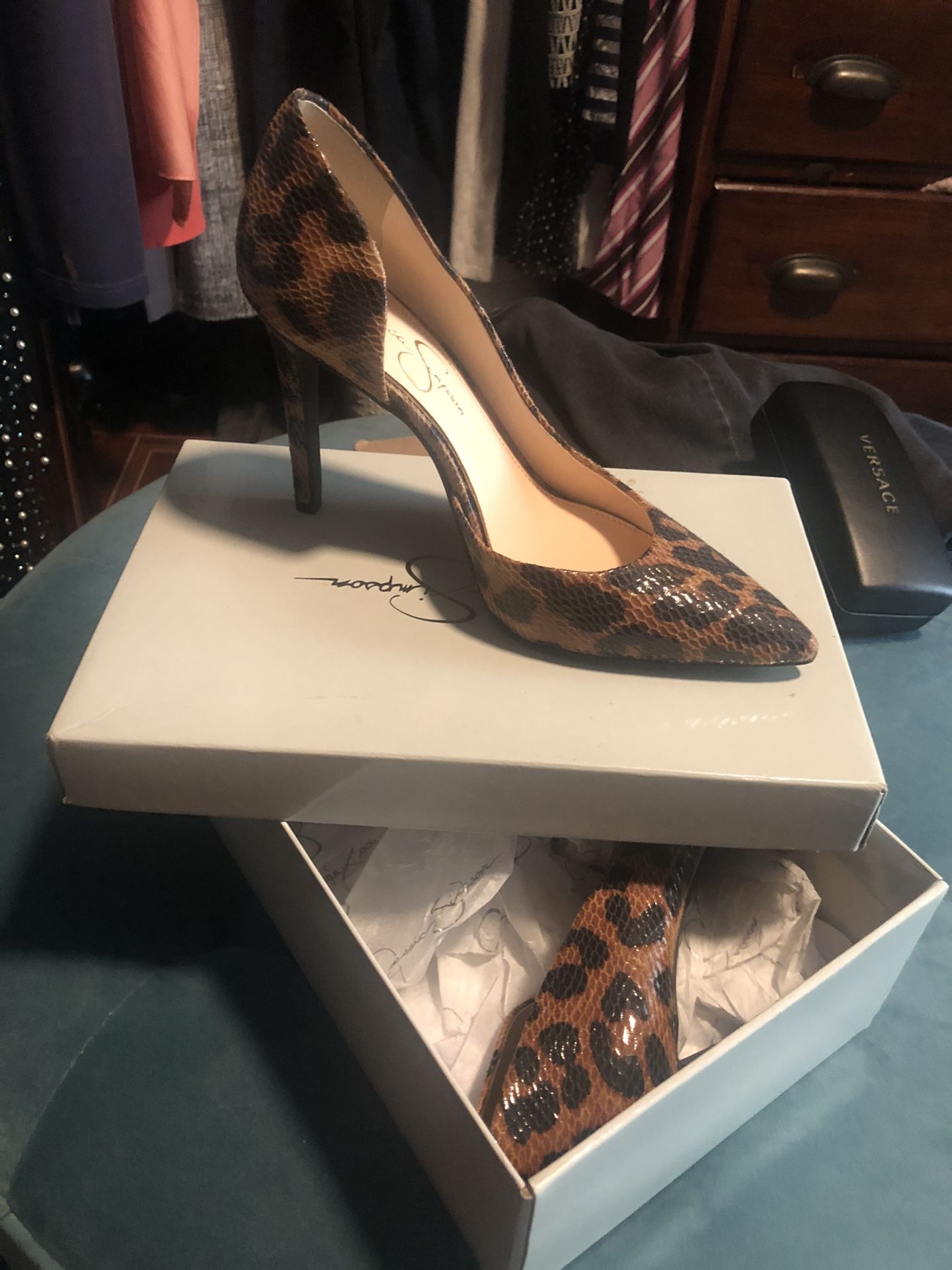 Jessica Simpson Leopard Pumps