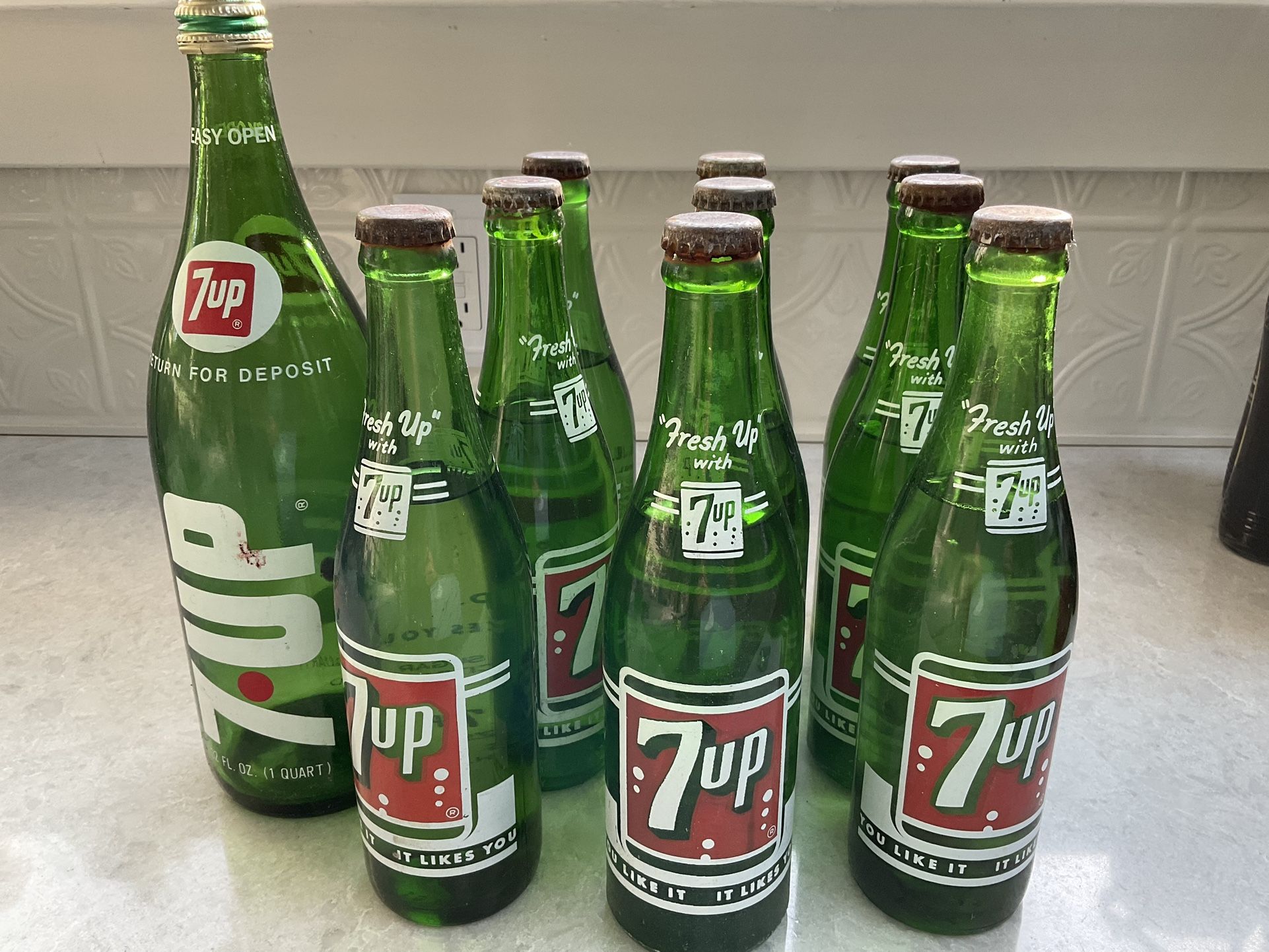 Vintage 7up Bottle