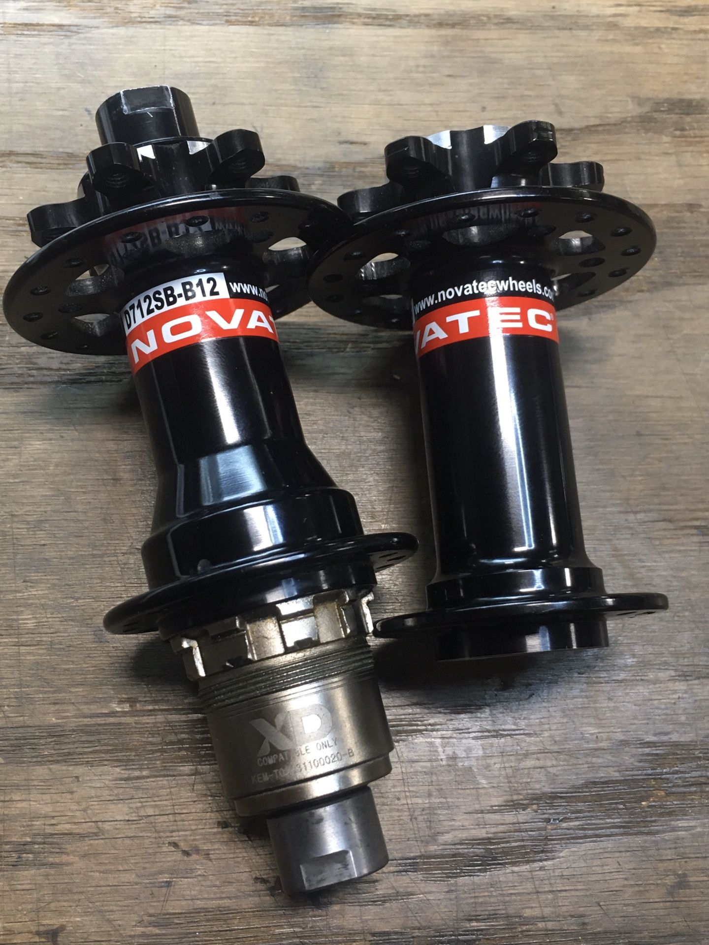 NEW takeoff Novatec Boost Hubs Sram XD free hub driver commencal stans ...