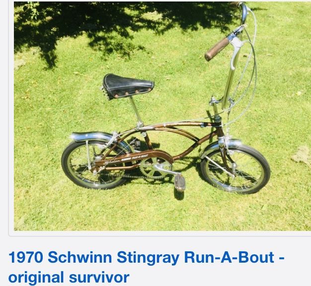 Vintage 1970 Schwinn stingray Runabout Original Very Rare for Sale in ...