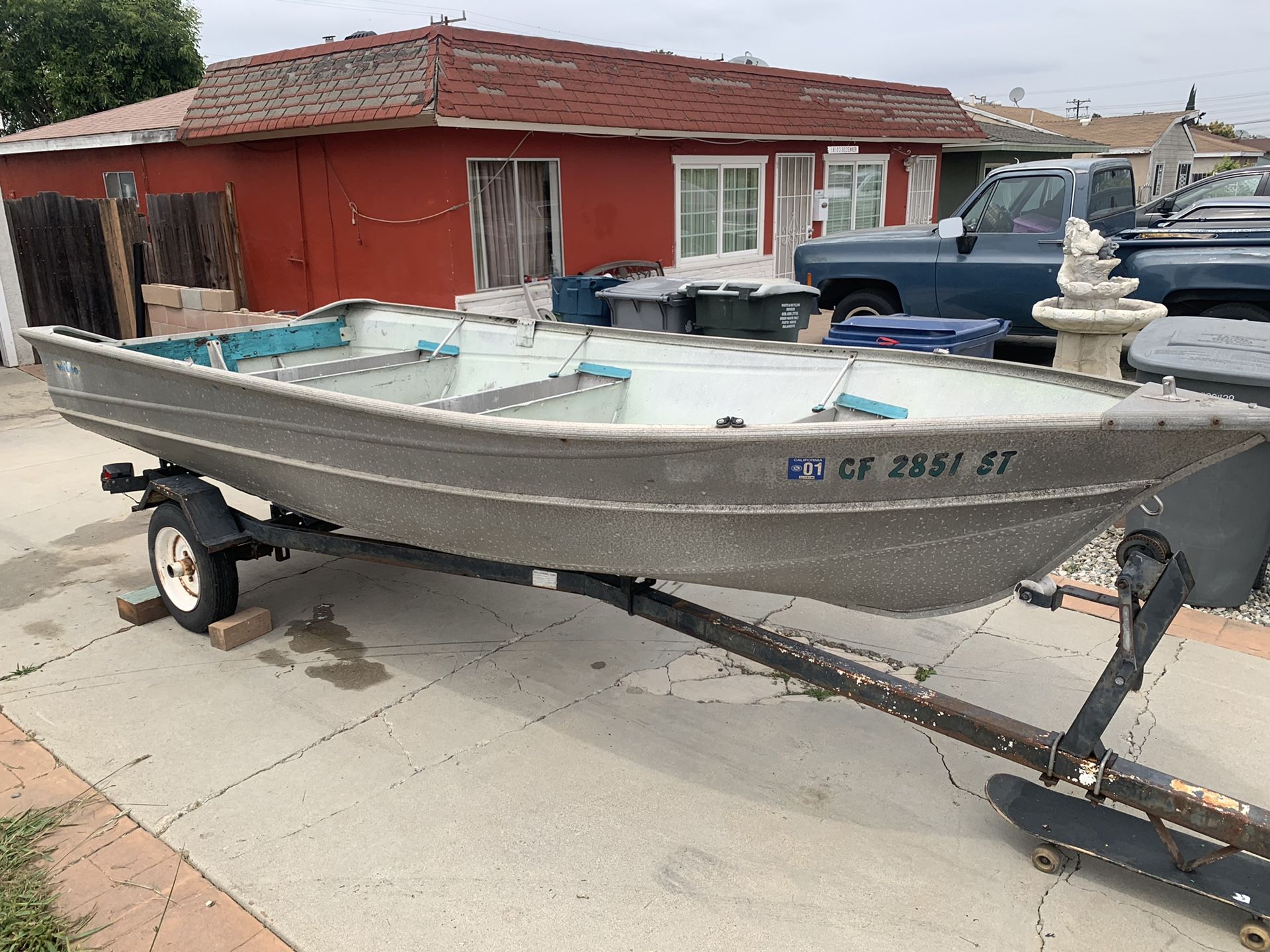 14’ Valco Aluminum boat for Sale in Torrance, CA - OfferUp