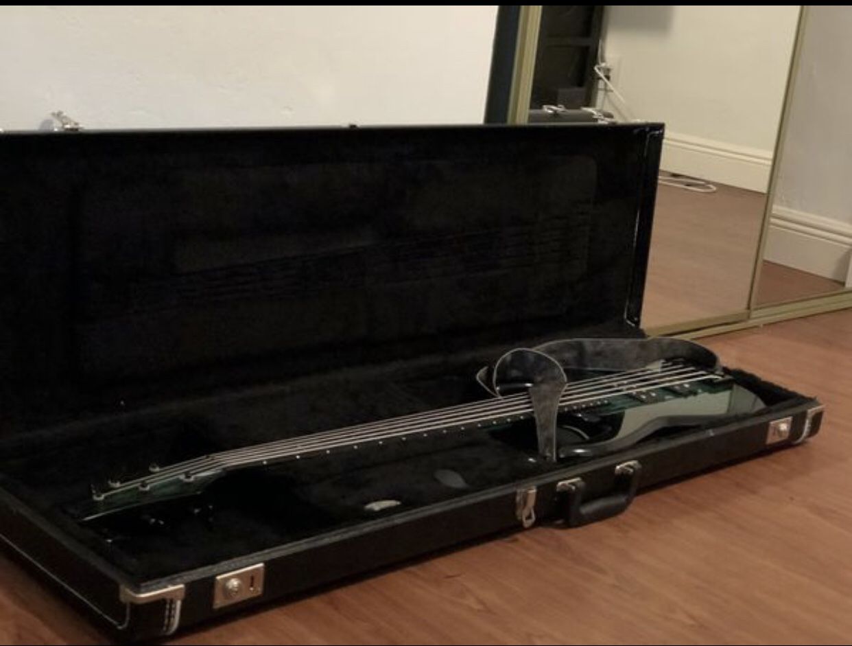Carvin XB75 5 string bass guitar with original carvin hard case for ...