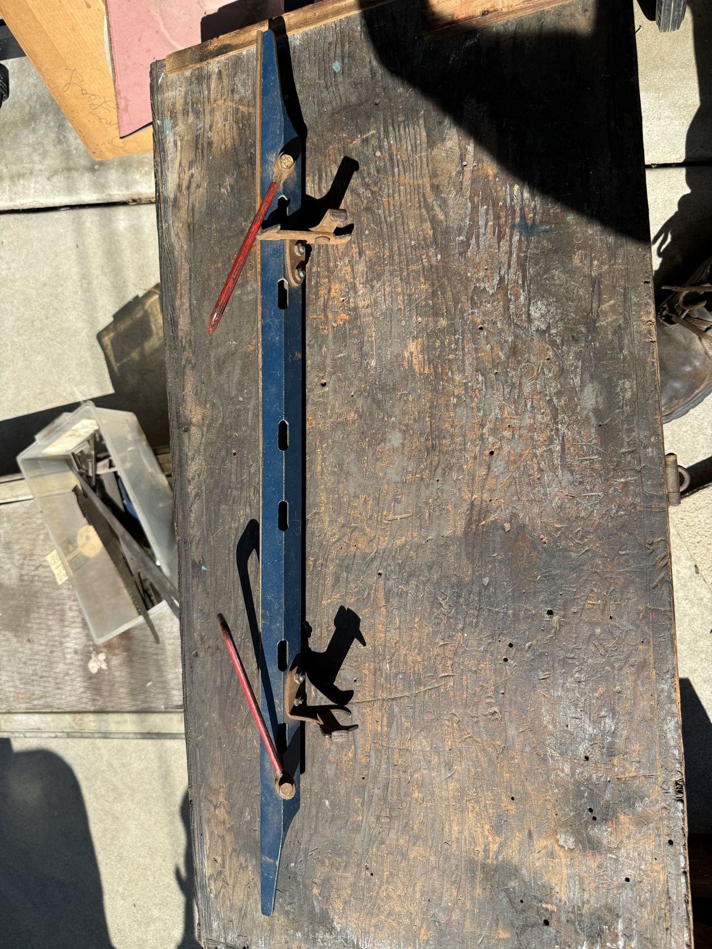 LODI MFG CO RARE VINTAGE HANDSAW SAW VISE TOOL FOR SHARPENING HAND SAWS ...