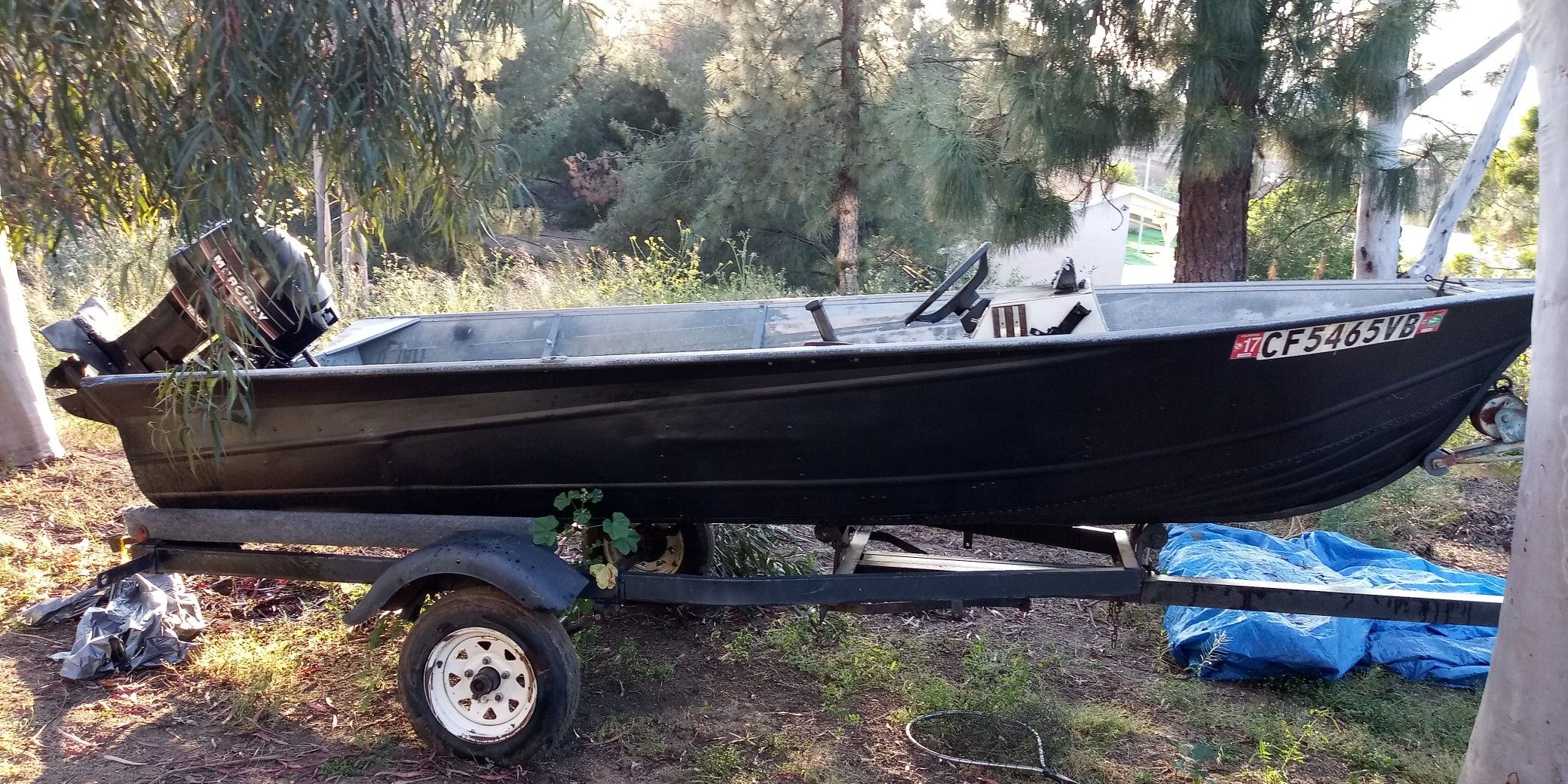 14ft valco aluminum boat for Sale in LAKE MATHEWS, CA - OfferUp