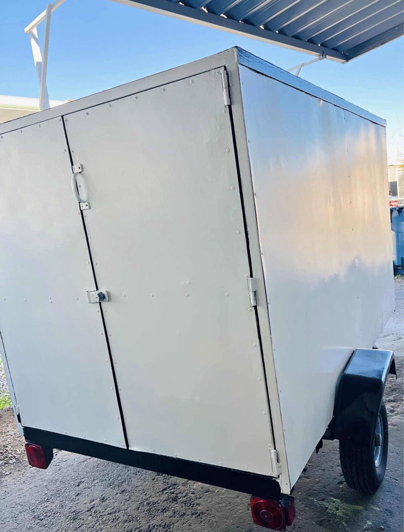 White Cargo Trailer 4x8 & Water Tank for Sale in Las Vegas, NV - OfferUp