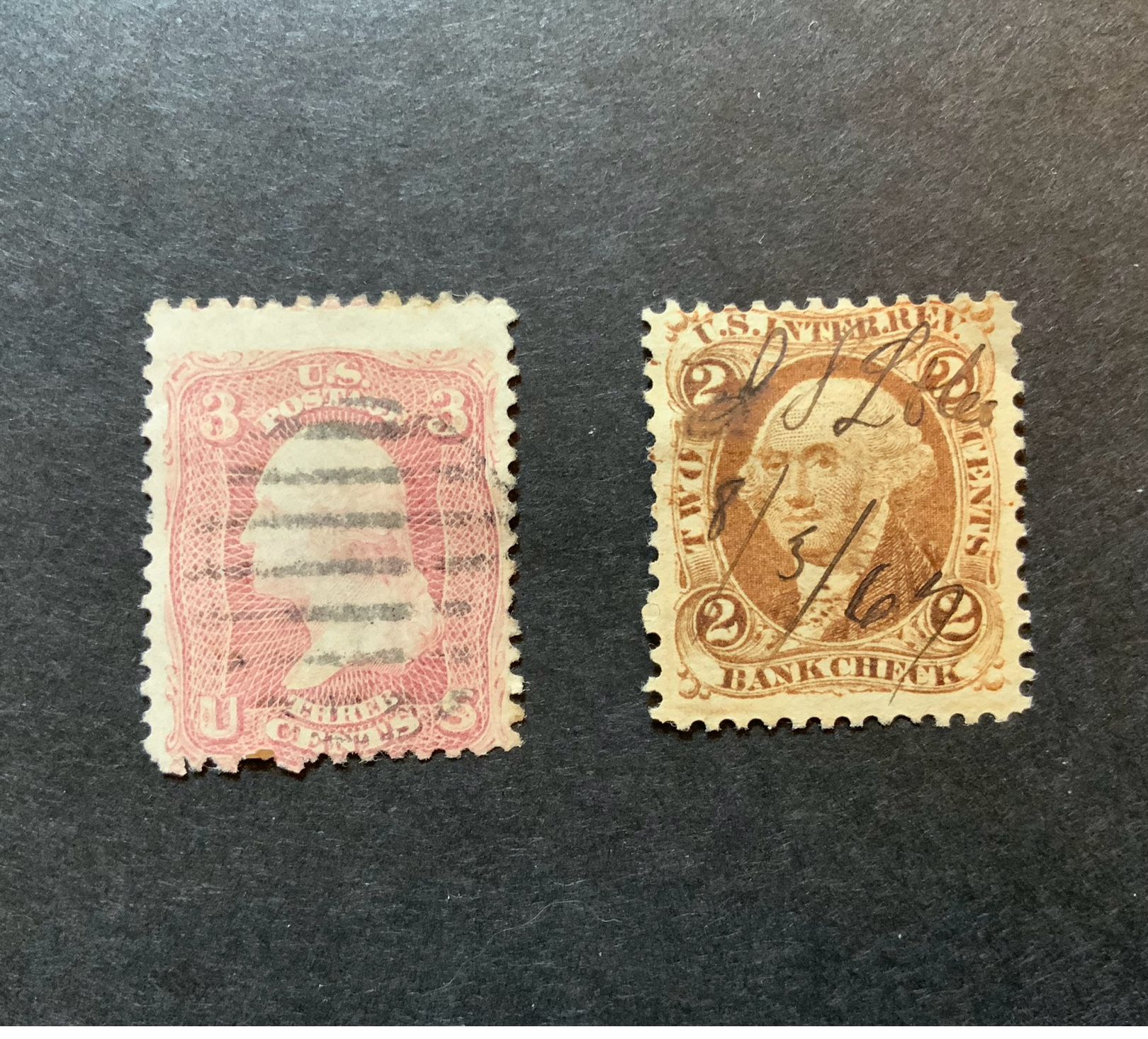 Washington Stamps 1861 & 1862 Revenue Bank Stamp Lot for Sale in ...