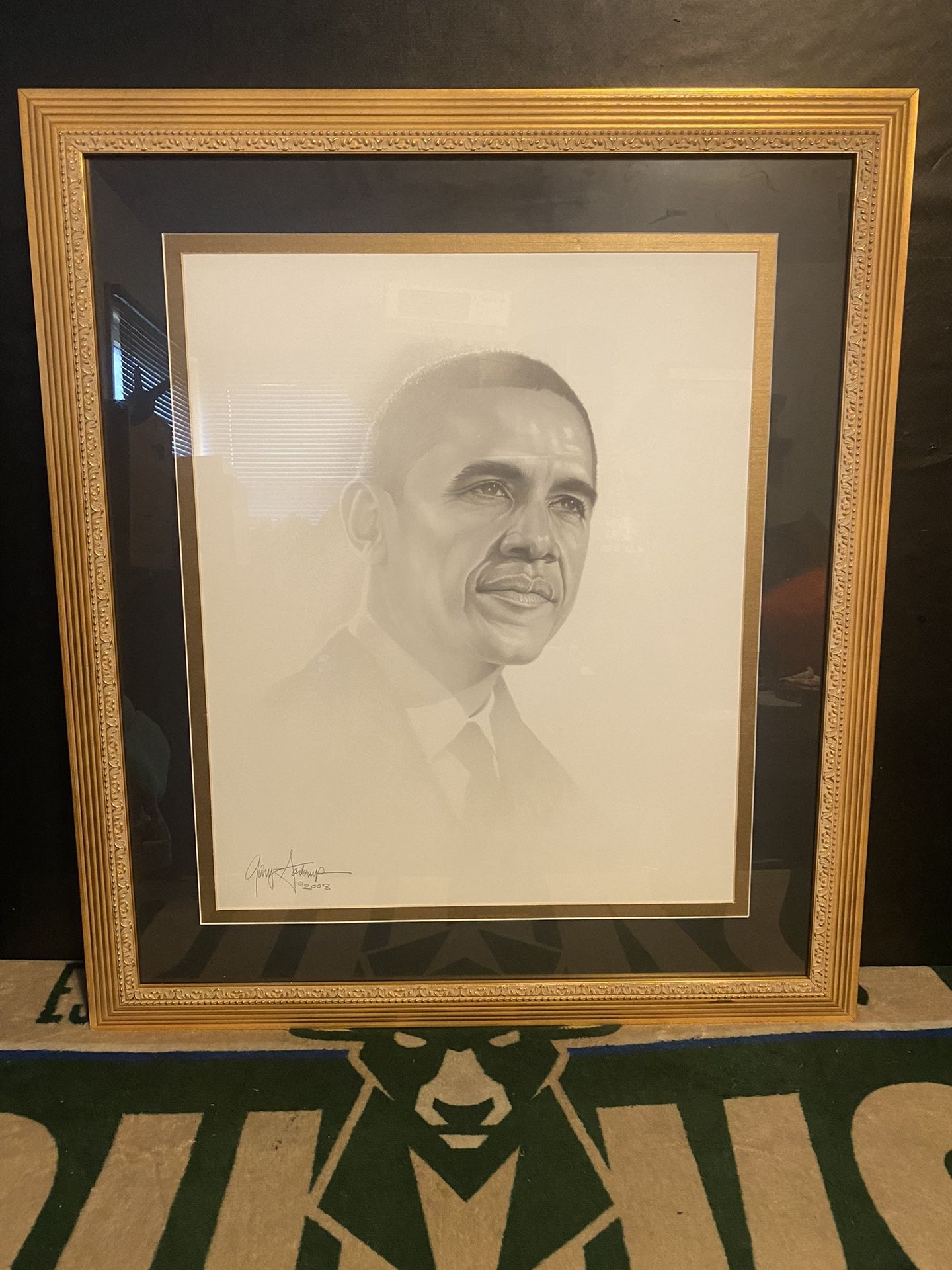 President Barack Obama Framed Portrait by Gary Saderup. for Sale in Oak ...