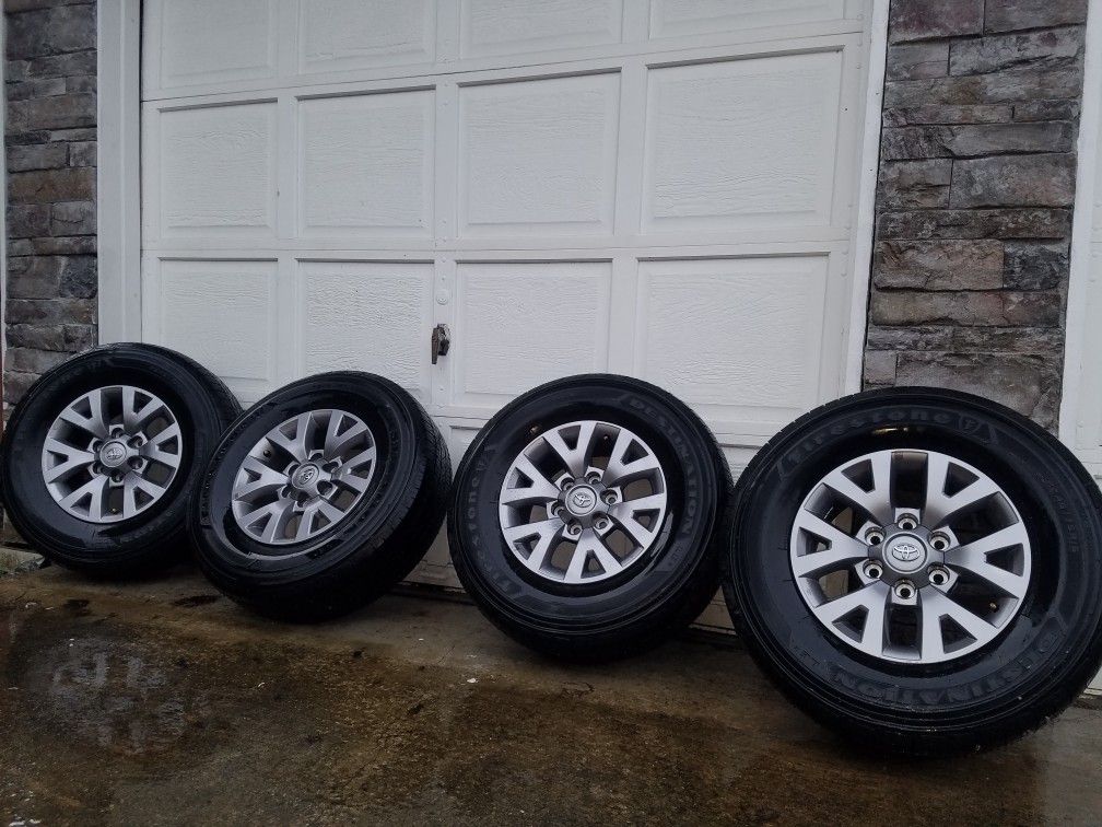 Awesome condition 2019 Toyota Tacoma TRD wheels and tires. Tires are a ...