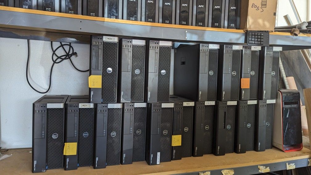 Used Dell Computer Equipment From Old Office Downsizing, PC ...