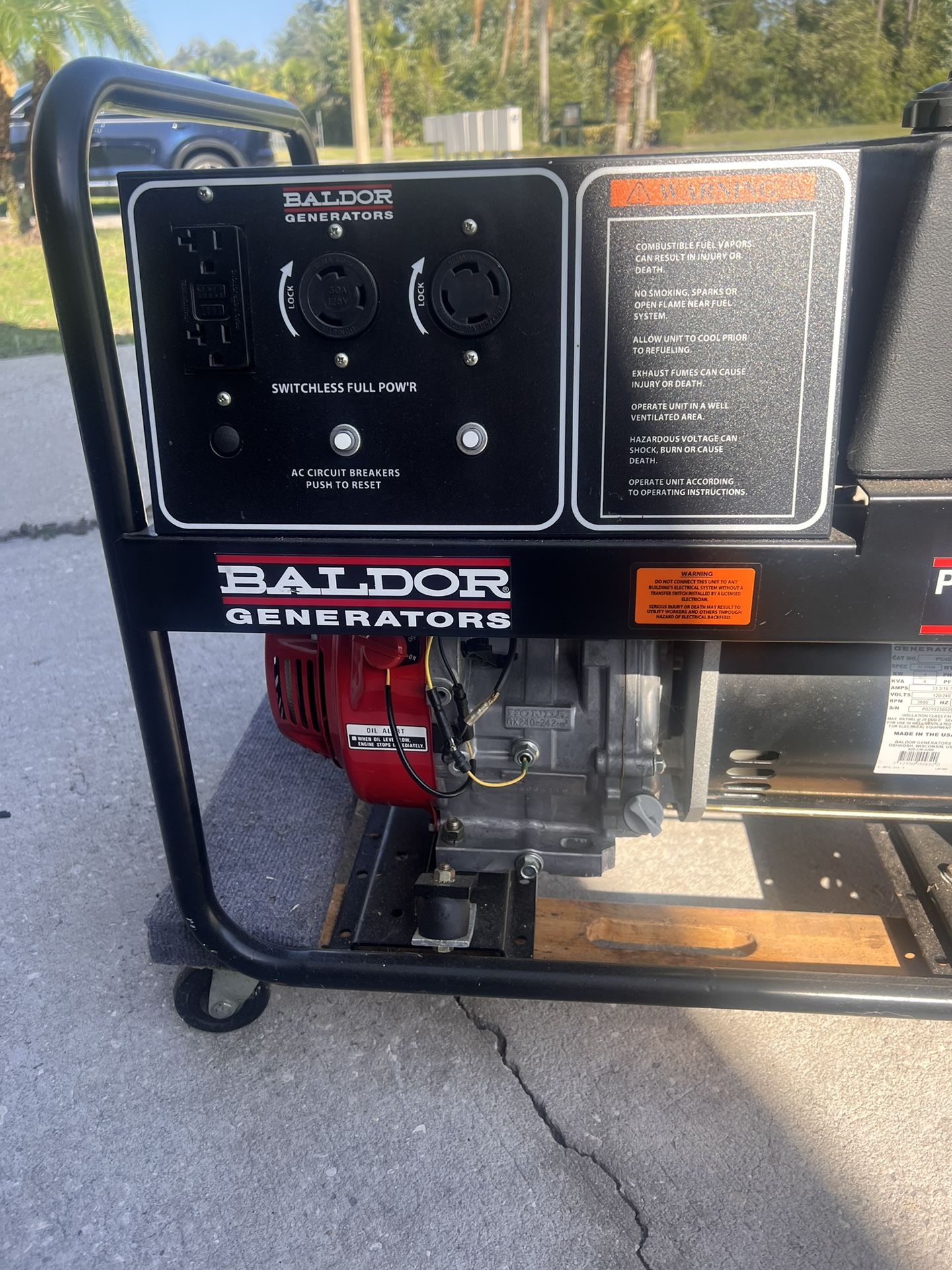 Baldor Generators Honda 4000W for Sale in Alafaya, FL - OfferUp
