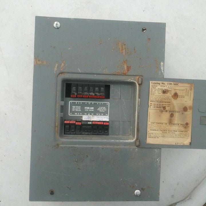 Federal Pacific Panel and Breakers $60 for Sale in Rio Linda, CA - OfferUp