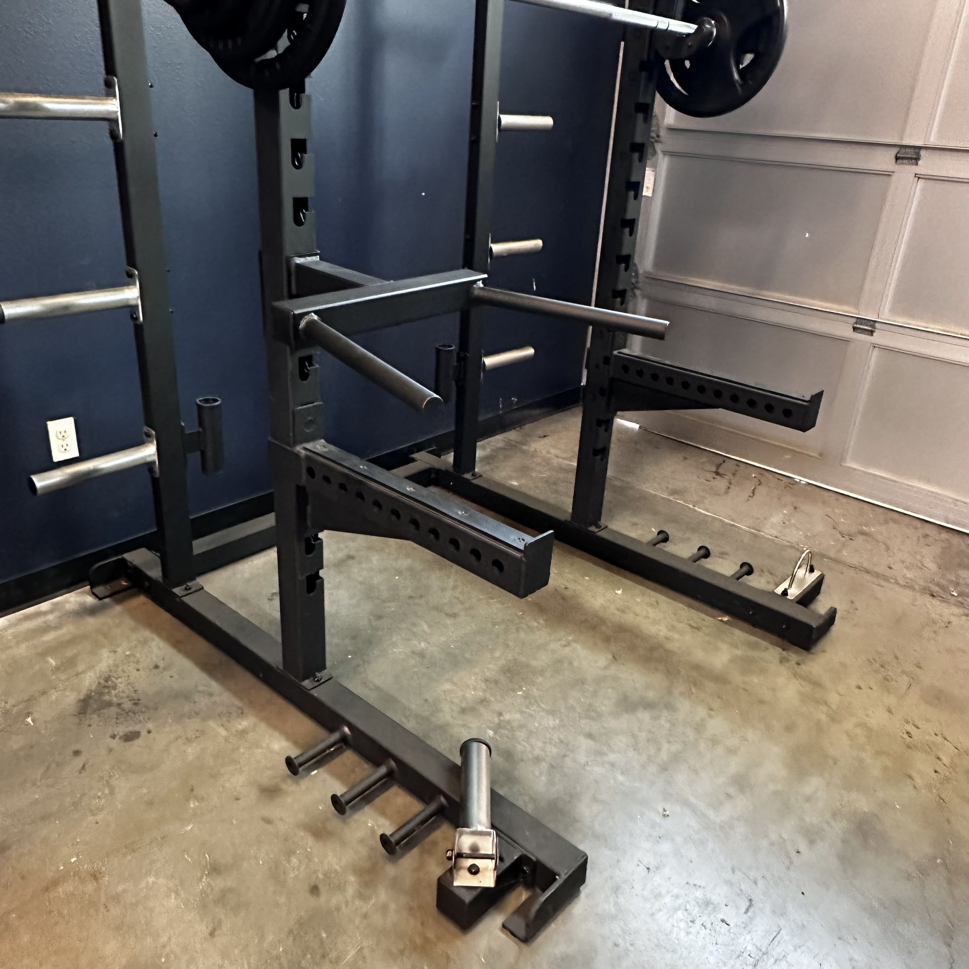 Brand New Olympic 3x3 Squat Rack Power Cage + 170 Lb Olympic Weight ...