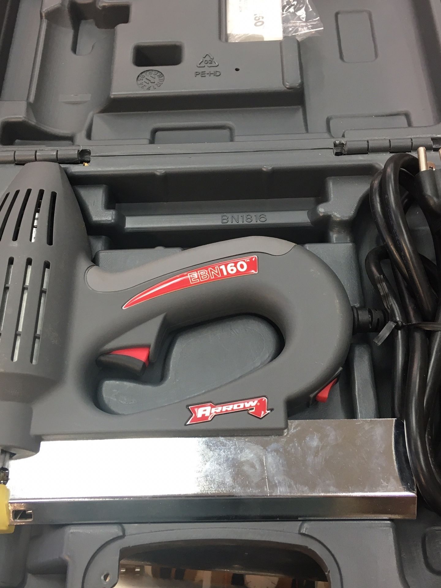 Arrow Ebn160 Electric Stapler Brad Nail Gun, Ideal For Molding And ...