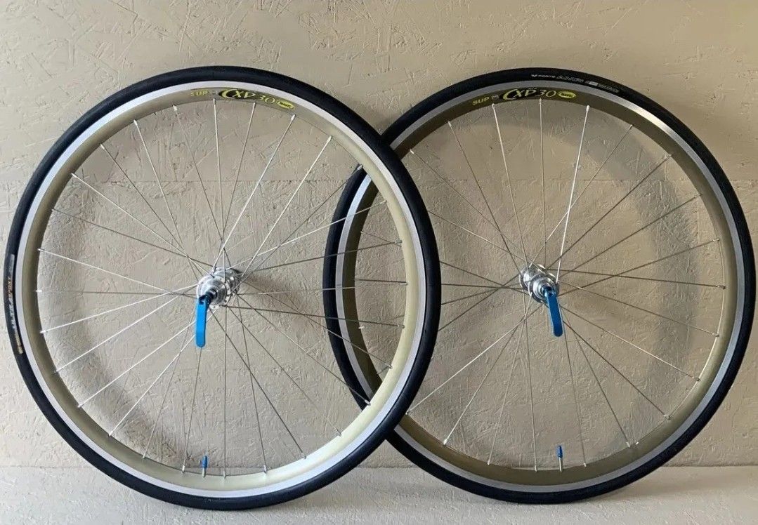 MAVIC CXP-30 WHEELSET 700C DURA ACE HUBS 7700 24-28 HOLE UP TO 10 SPEED ...