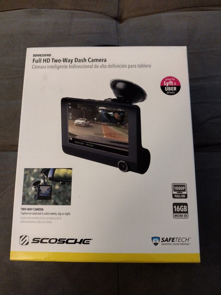 New Scosche Full HD Two-Way Dash Camera $40 for Sale in North Las Vegas ...