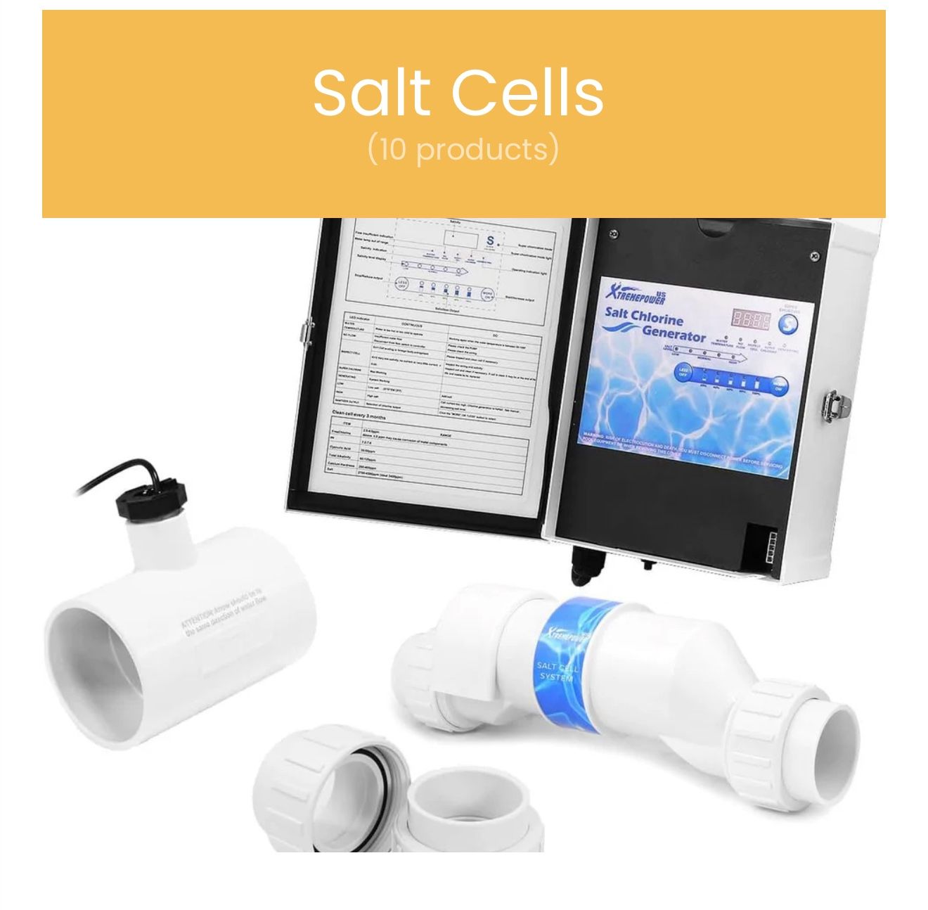 XtremepowerUS Universal Salt Cell Plate Up to 40,000 Gallons ...