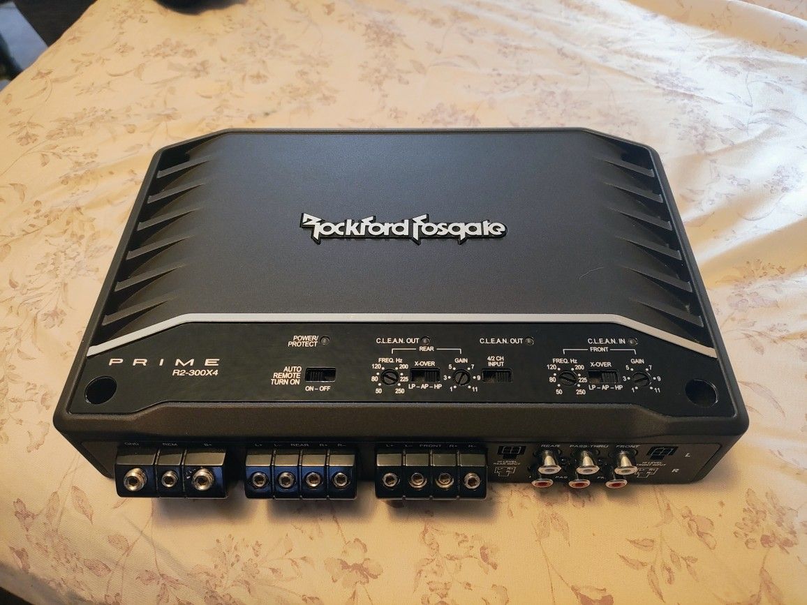 Rockford Fosgate 4 Channel Amp for Sale in Mesa, AZ - OfferUp