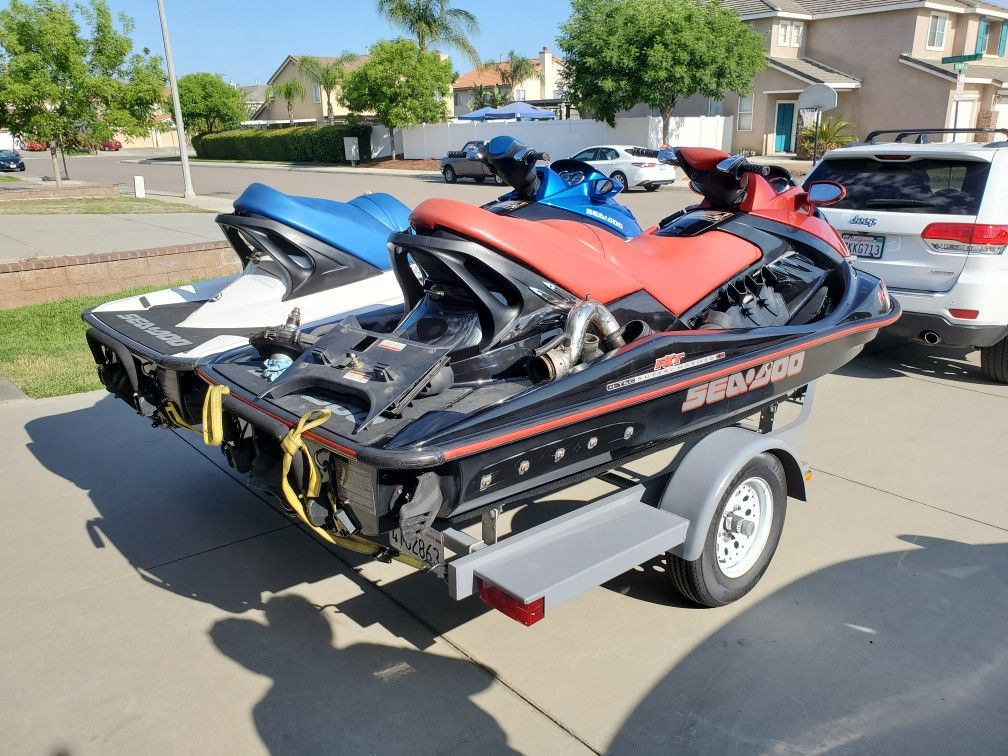 ZIEMAN PWC DOUBLE TRAILER for Sale in Riverside, CA - OfferUp