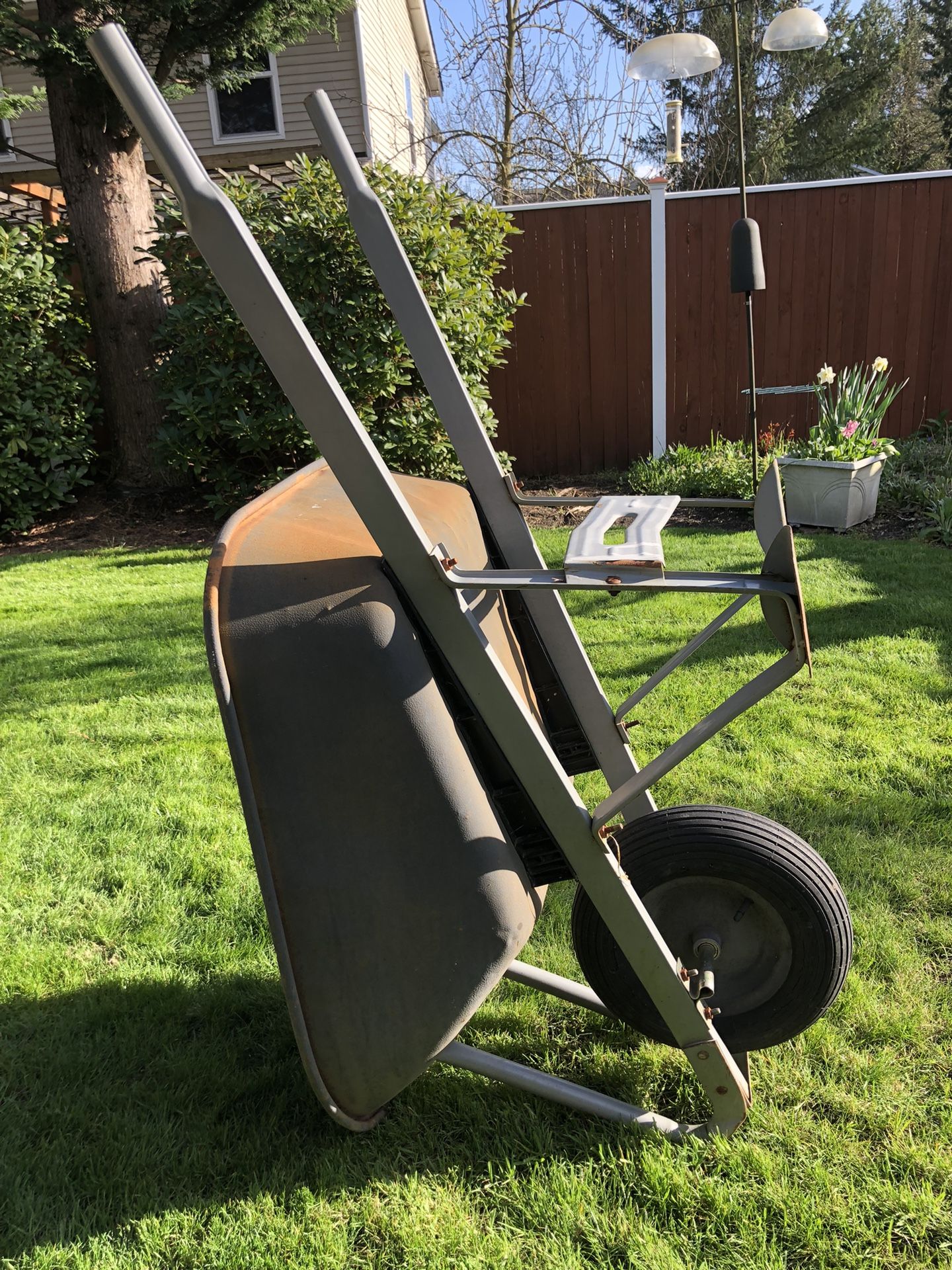 Construction Grade Steel Bucket 6 Cu If Wheelbarrow for Sale in Lacey ...