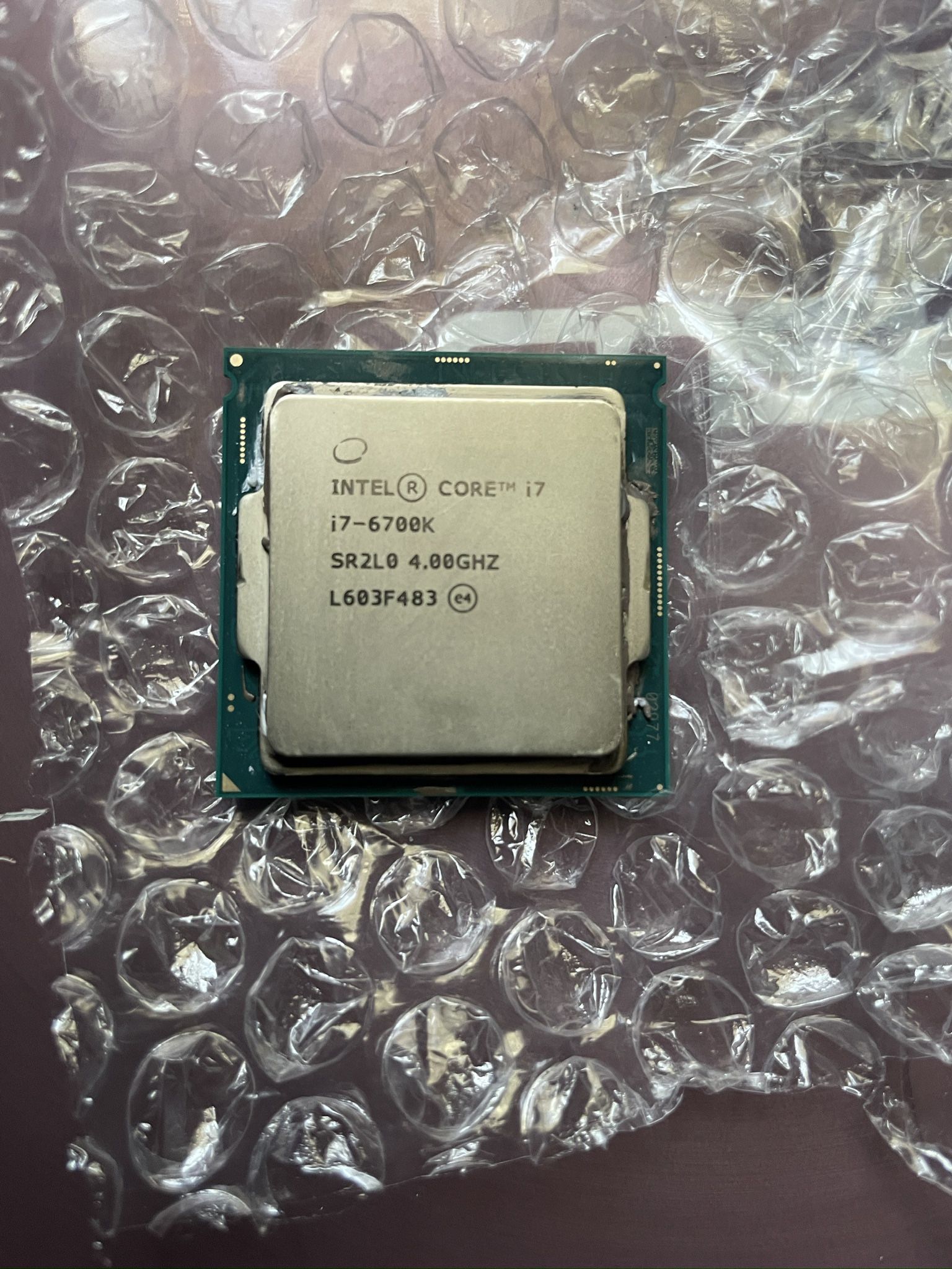 Intel I7 Lga1151 6600k 4.0ghz CPU for Sale in Fresno, CA - OfferUp