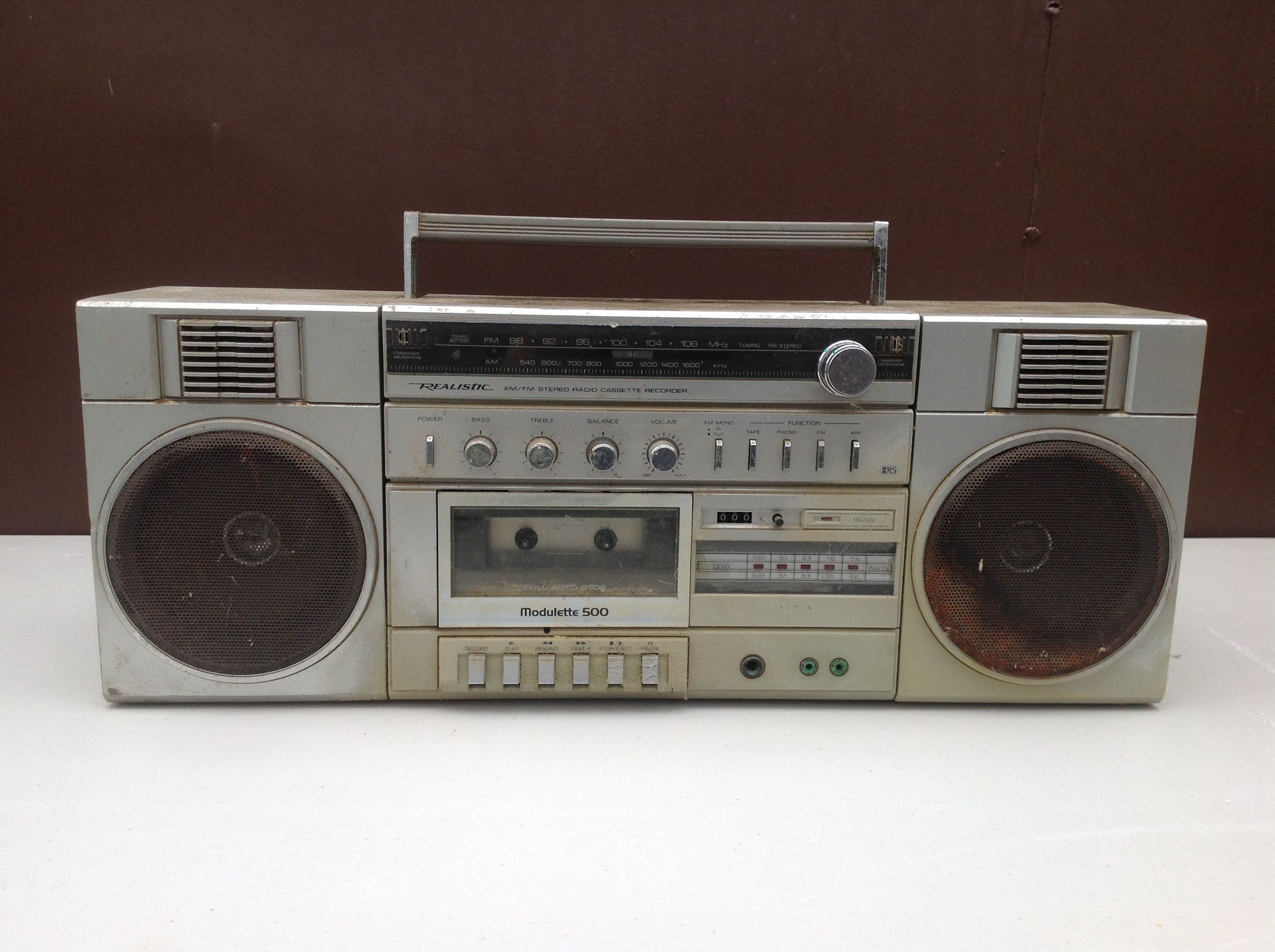Vintage Boom Box Radio Cassette Player I Don't Know If It Works Selling ...