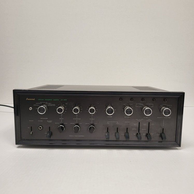 SANSUI Japanese AU-999 Solid State Integrated Stereo Amplifier Vintage ...