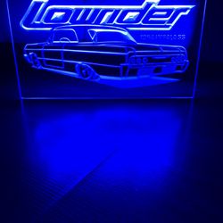 Lowrider Logo Blue